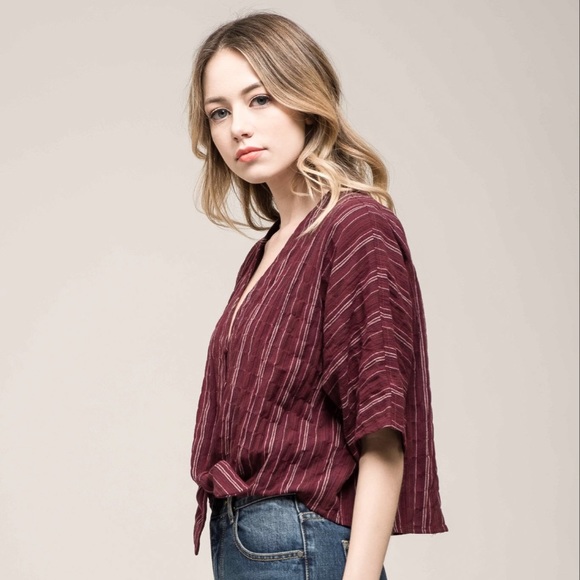 Moon River | Tops | Nwt Moon River Front Tie Kimono Top | Poshmark